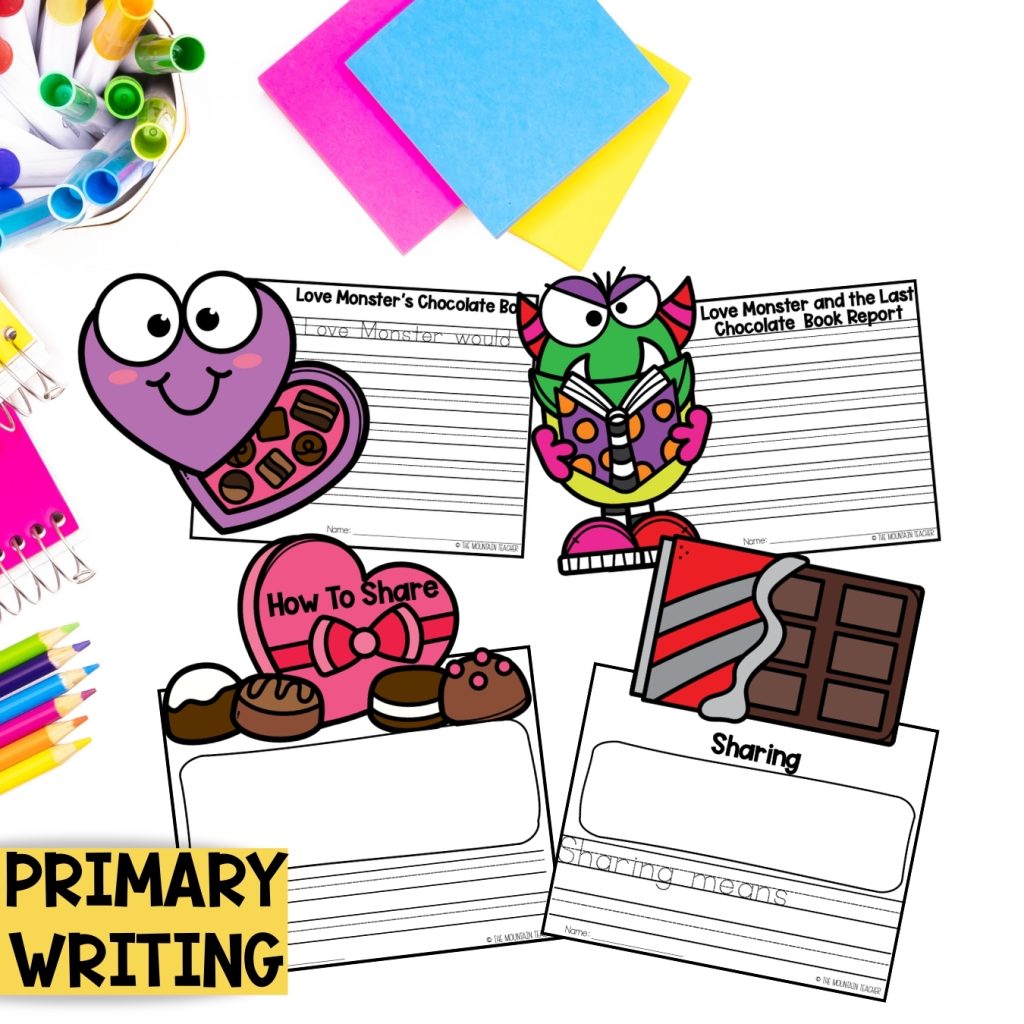 Love Monster and the Last Chocolate Activities Valentine's Day Read ...