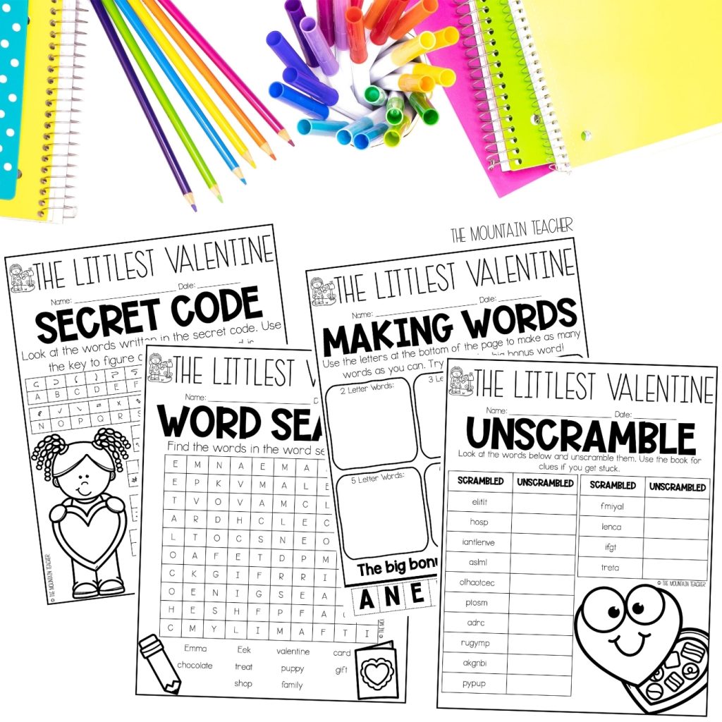 The Littlest Valentine Activities Valentine's Day Read Aloud ...