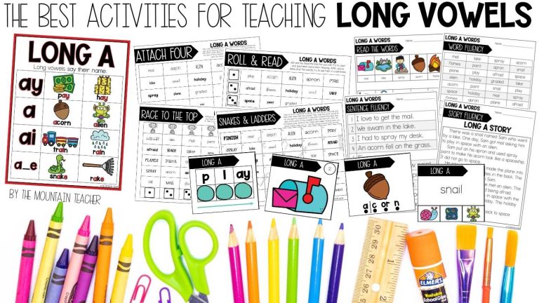 The Most Effective Long Vowel Activities for 2nd Grade - The Mountain ...