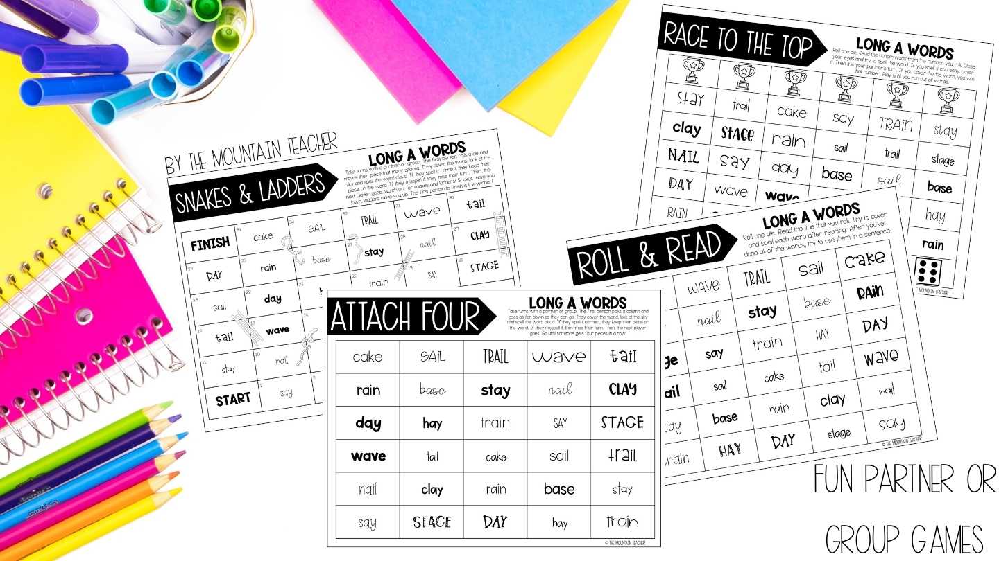 The Most Effective Long Vowel Activities for 2nd Grade - The Mountain ...