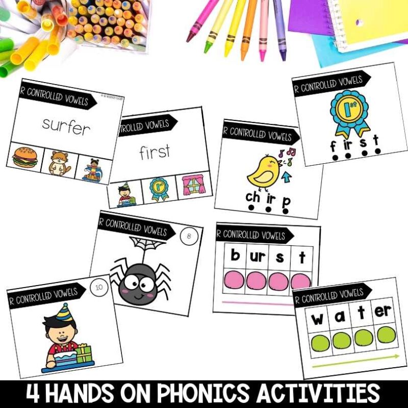 Bossy R ER IR and UR Worksheets, Activities & Games for 2nd Grade ...