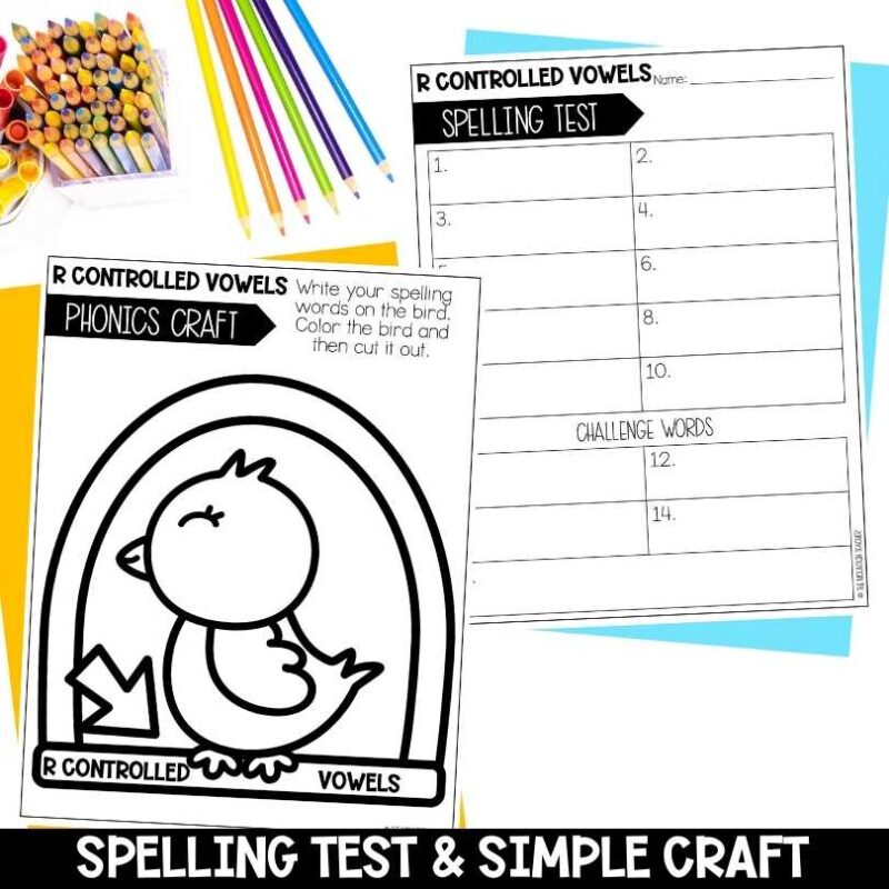 Bossy R ER IR and UR Worksheets, Activities & Games for 2nd Grade ...