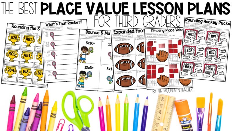Place Value Lessons for Third Grade to Keep Learning Fun - The Mountain ...
