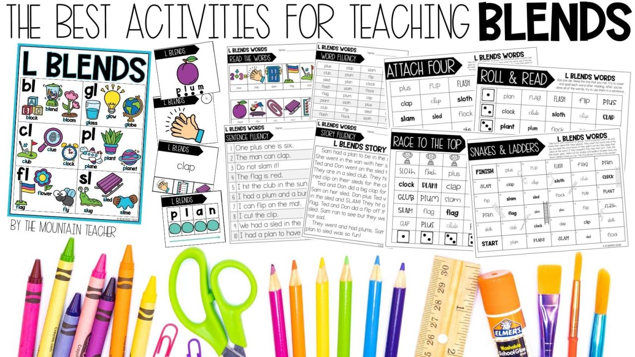 The Most Effective Way to Teach Blends to 1st Graders - The Mountain ...