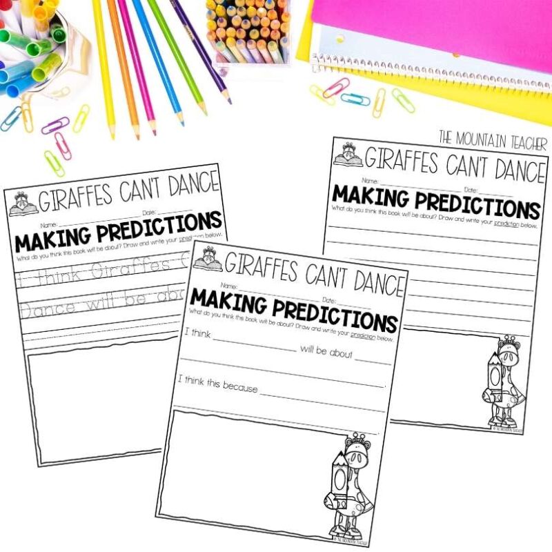 The Best Giraffes Can't Dance Activities for Busy Teachers - The ...