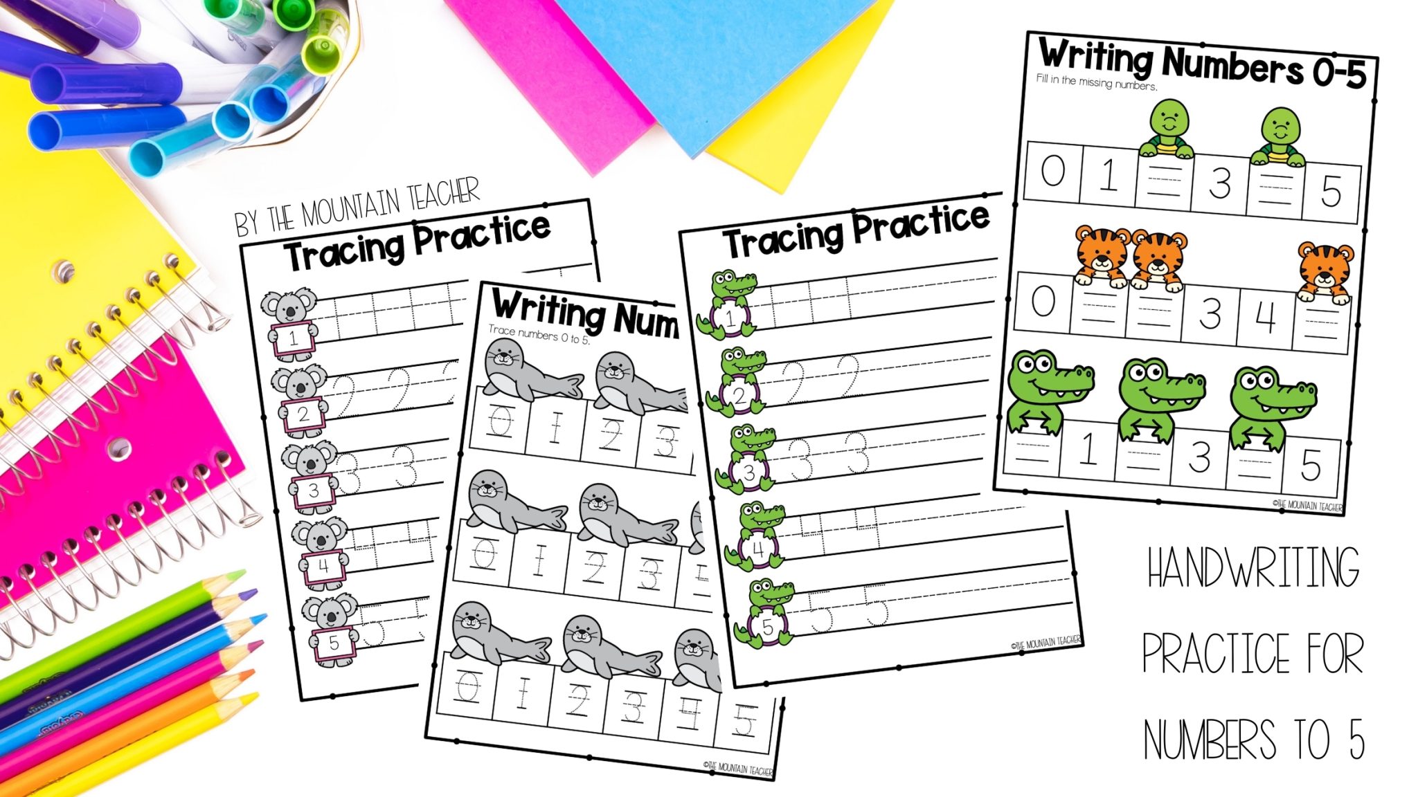 The Best Numbers to 5 Activities for Kindergarten - The Mountain Teacher