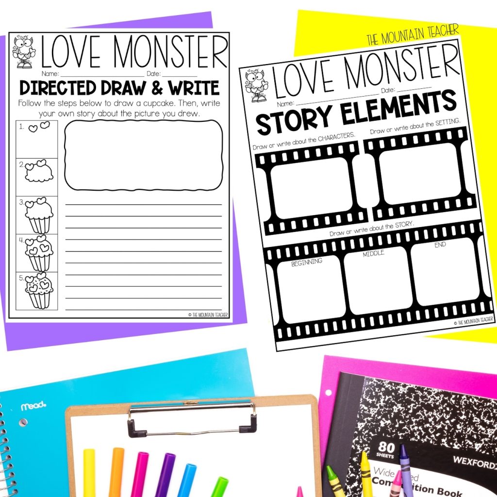 Love Monster Activities Valentine's Day Read Aloud Reading ...