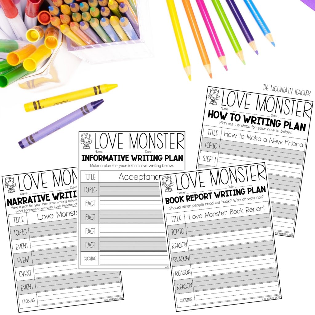 Love Monster Activities Valentine's Day Read Aloud Reading ...