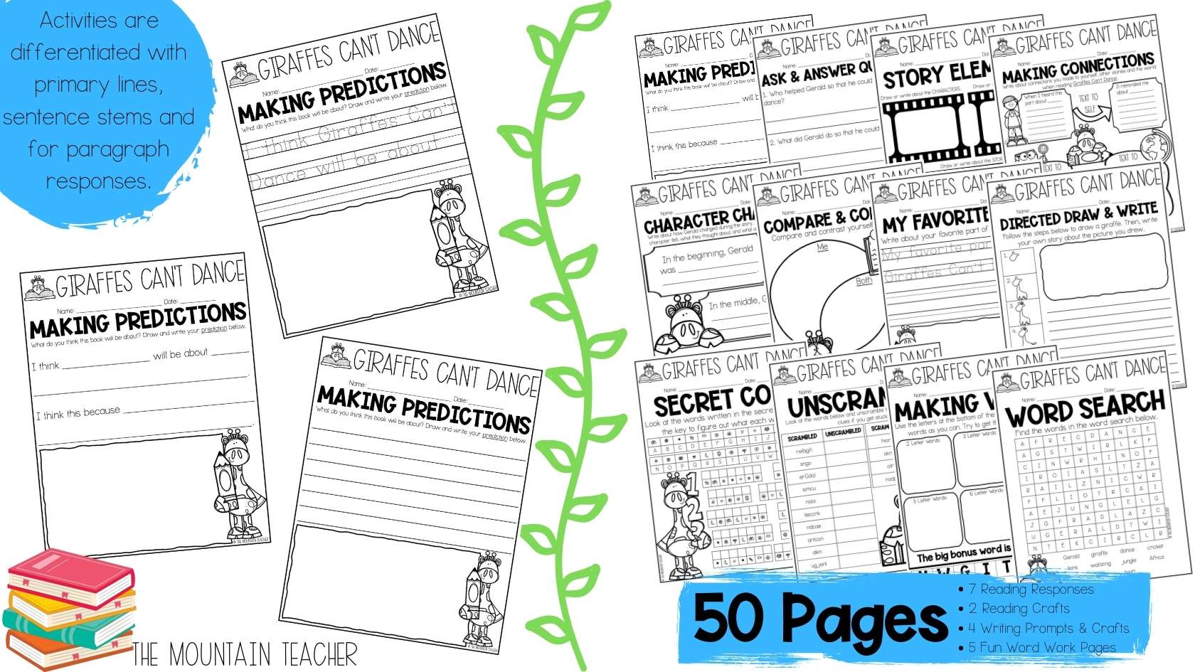 The Best Giraffes Can't Dance Activities for Busy Teachers - The ...