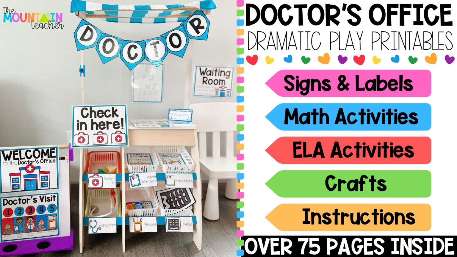 Doctor’s Office Dramatic Play Printables for Early Learners - The ...