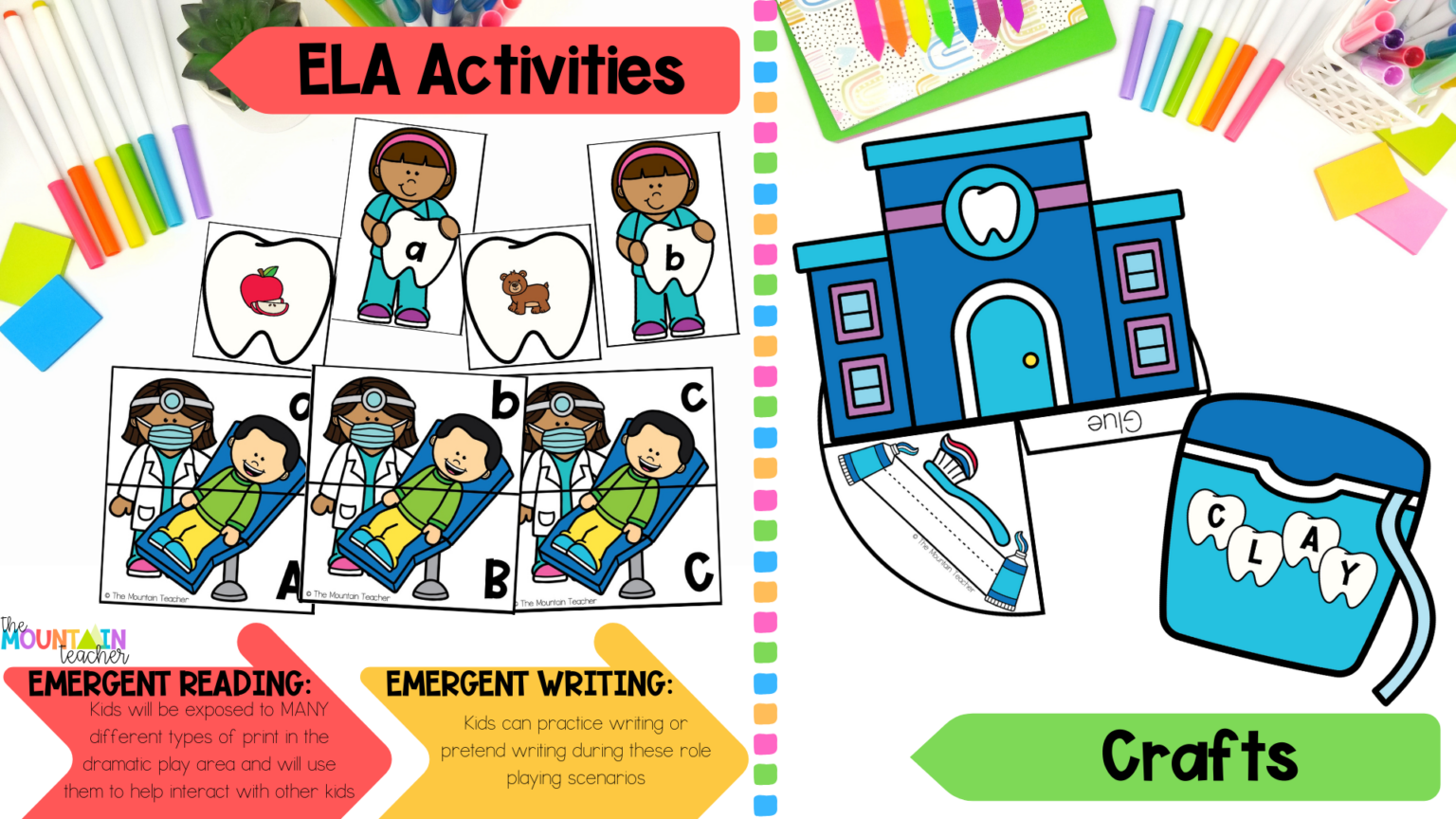 Dentist Office Dramatic Play Printables for Early Learners! - The ...