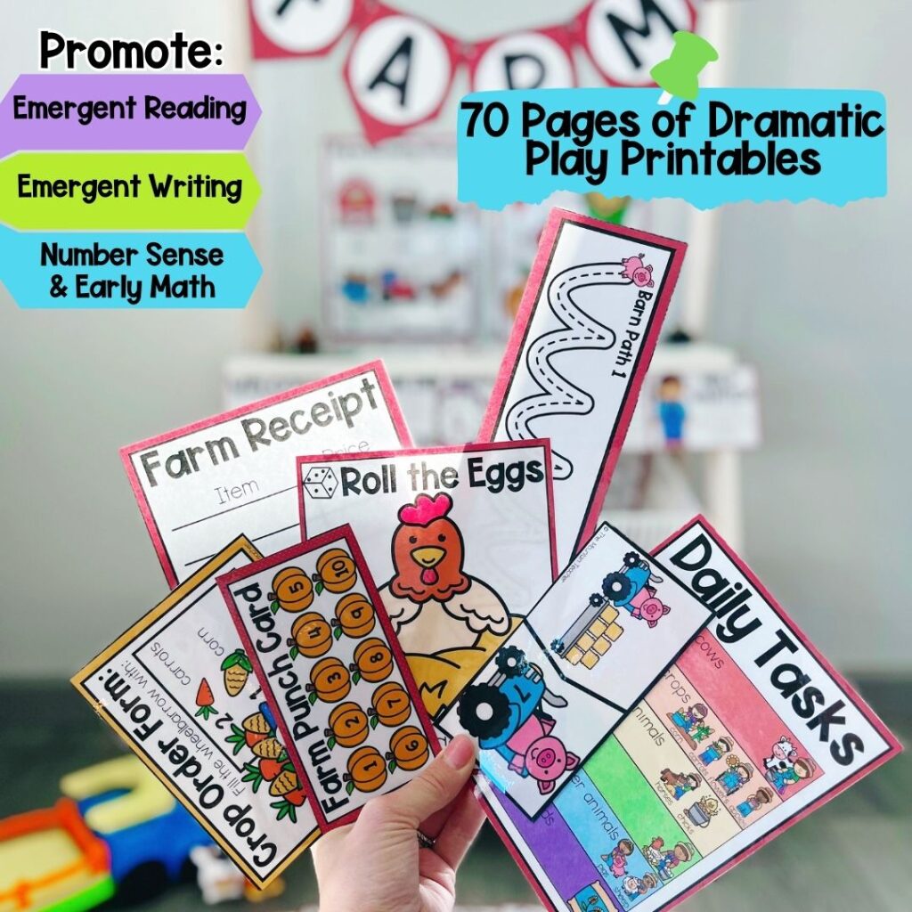 Farm Fun Dramatic Play Printables for your little learners! - The ...