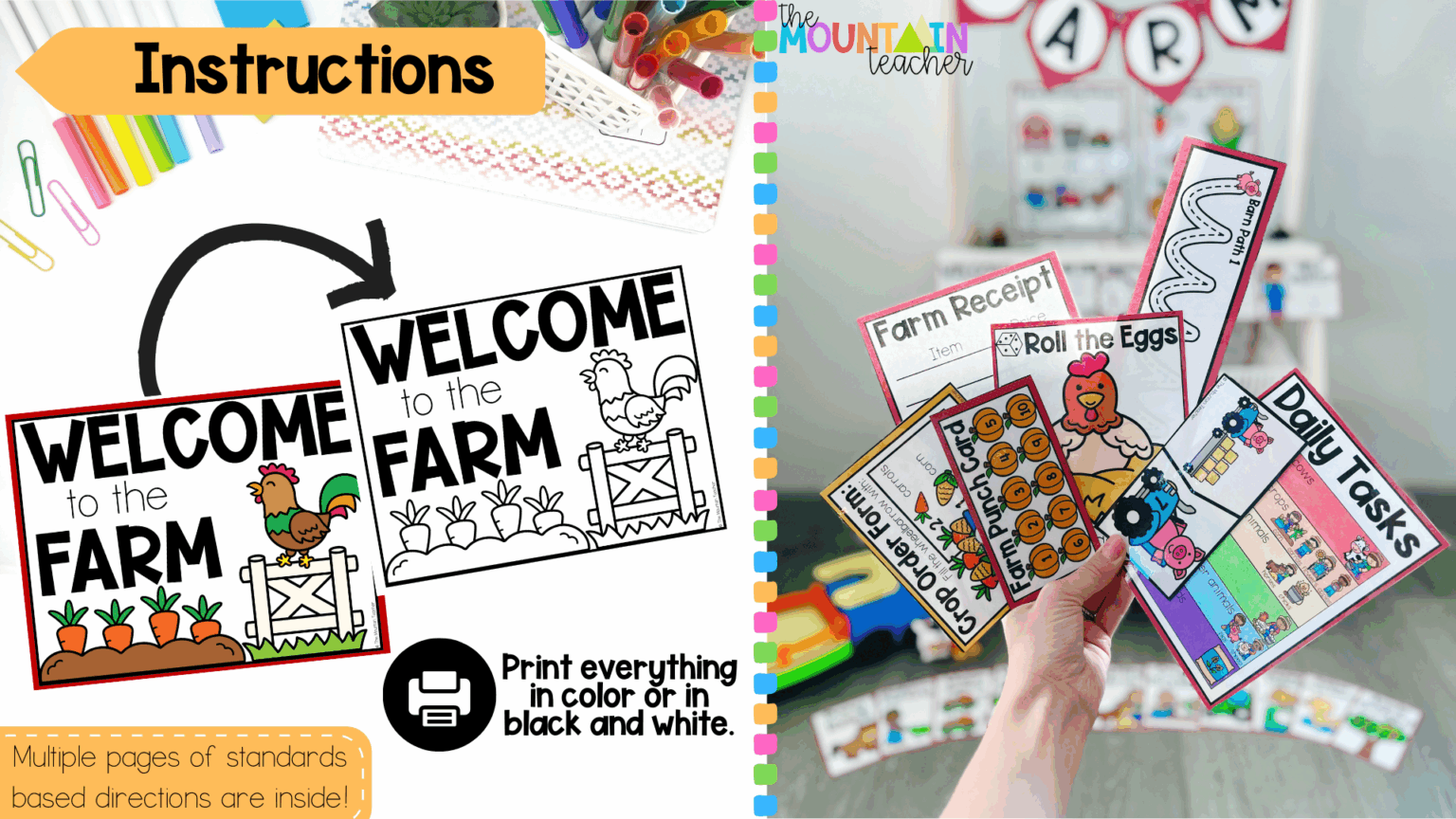 Farm Fun Dramatic Play Printables for your little learners! - The ...