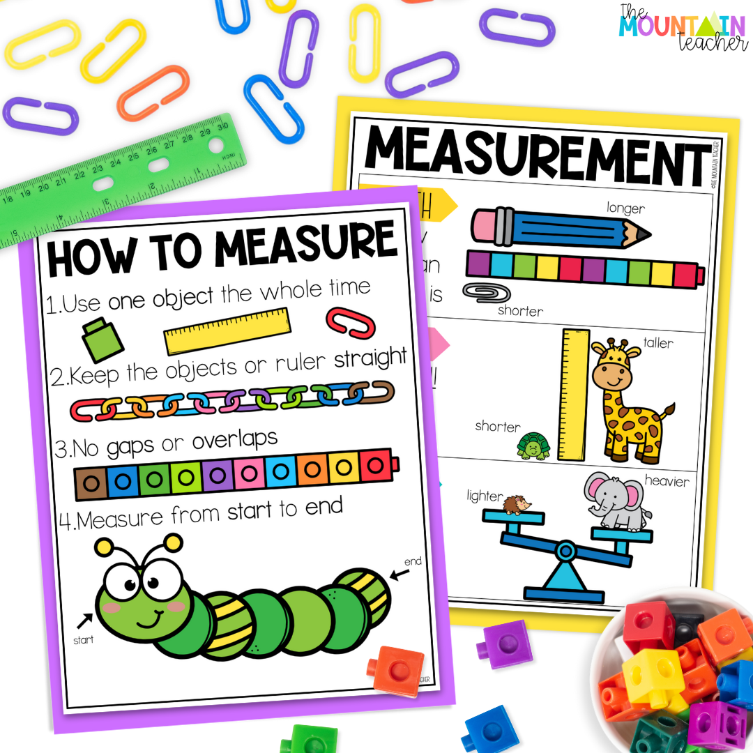 Make Measurement Stick in Kindergarten: Height, Length, and Weight Made ...