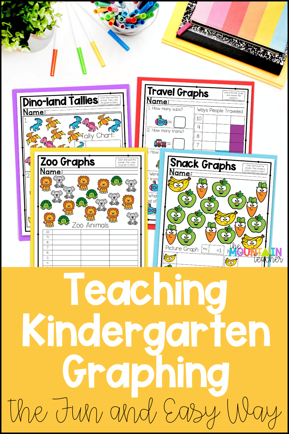 Teaching Kindergarten Graphing the Fun and Simple Way - The Mountain ...